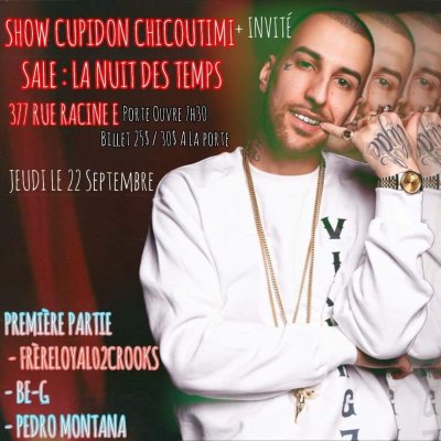 Cupidon et ses invités @ La Nuit des Temps | ePasslive